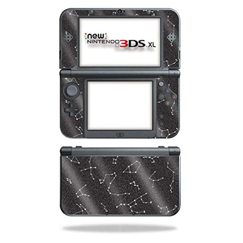 MightySkins Glossy Glitter Skin for Nintendo New 3DS XL (2015) - Constellations | Protective, Durable High-Gloss Glitter Finish | Easy to Apply, Remove, and Change Styles | Made in The USA
