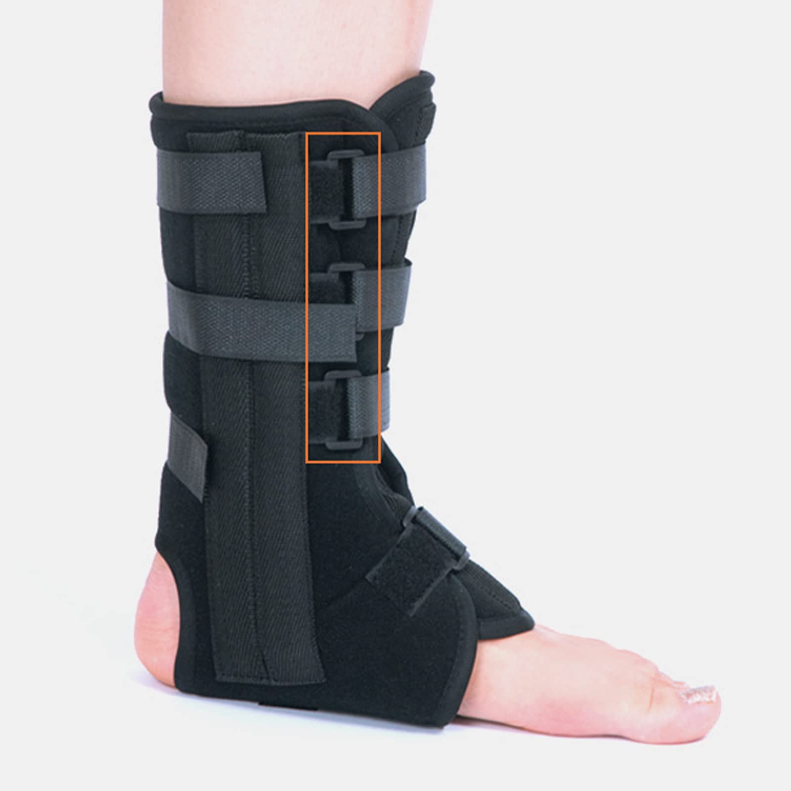 Beisto Ankle Brace for Women Men, Adjustable Rigid Stabilizer for Sprained Ankle, Ankle Support Brace for Achilles, Tendon, Injury Recovery