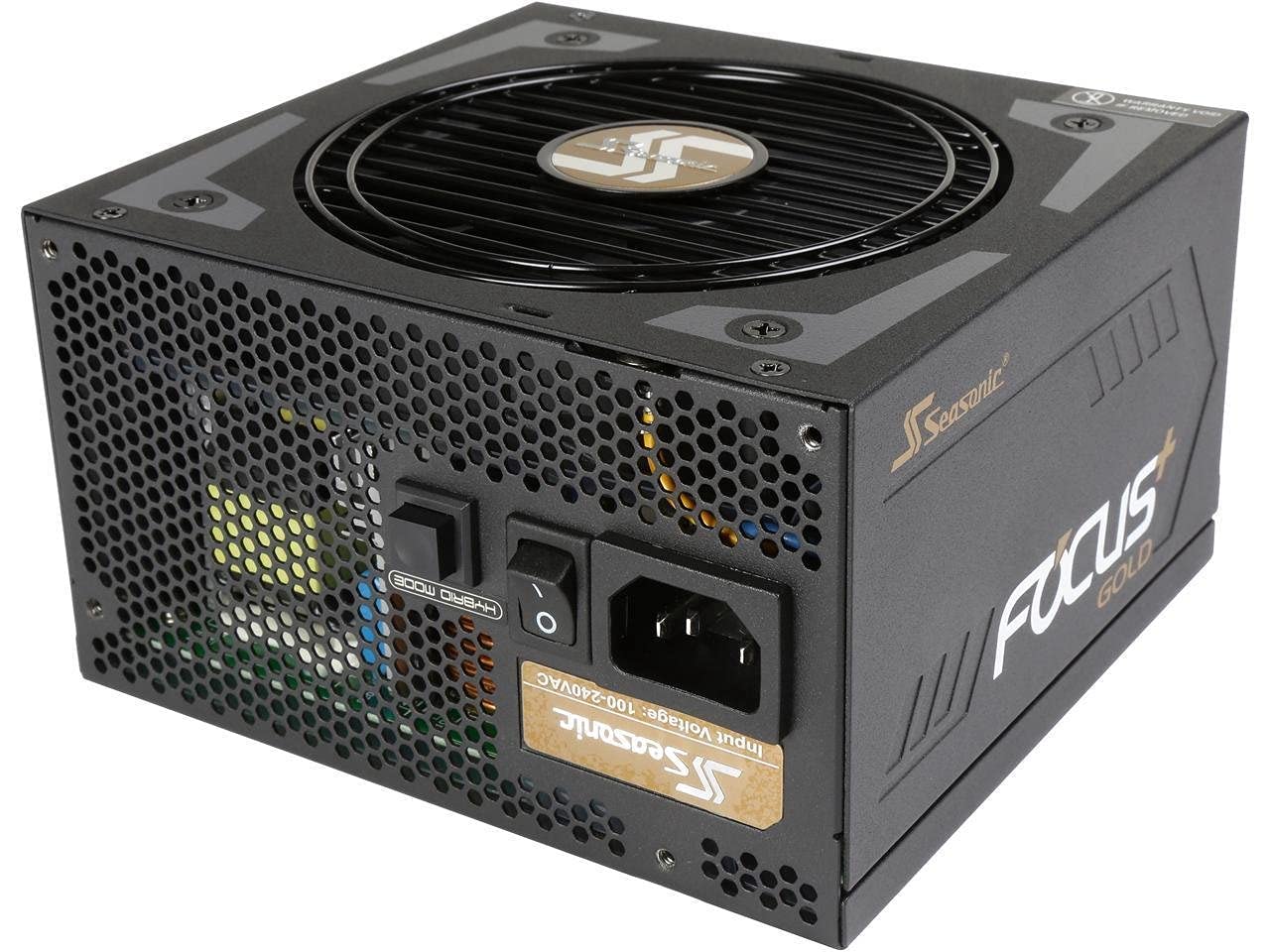 Seasonic FOCUS GX-650 - 650W - 80+ Gold - Full-Modular - ATX Form Factor - Low Noise - Premium Japanese Capacitor - 10 Year Warranty - Nvidia RTX 30/40 Super & AMD GPU Compatible (Ref. SSR-650FX)