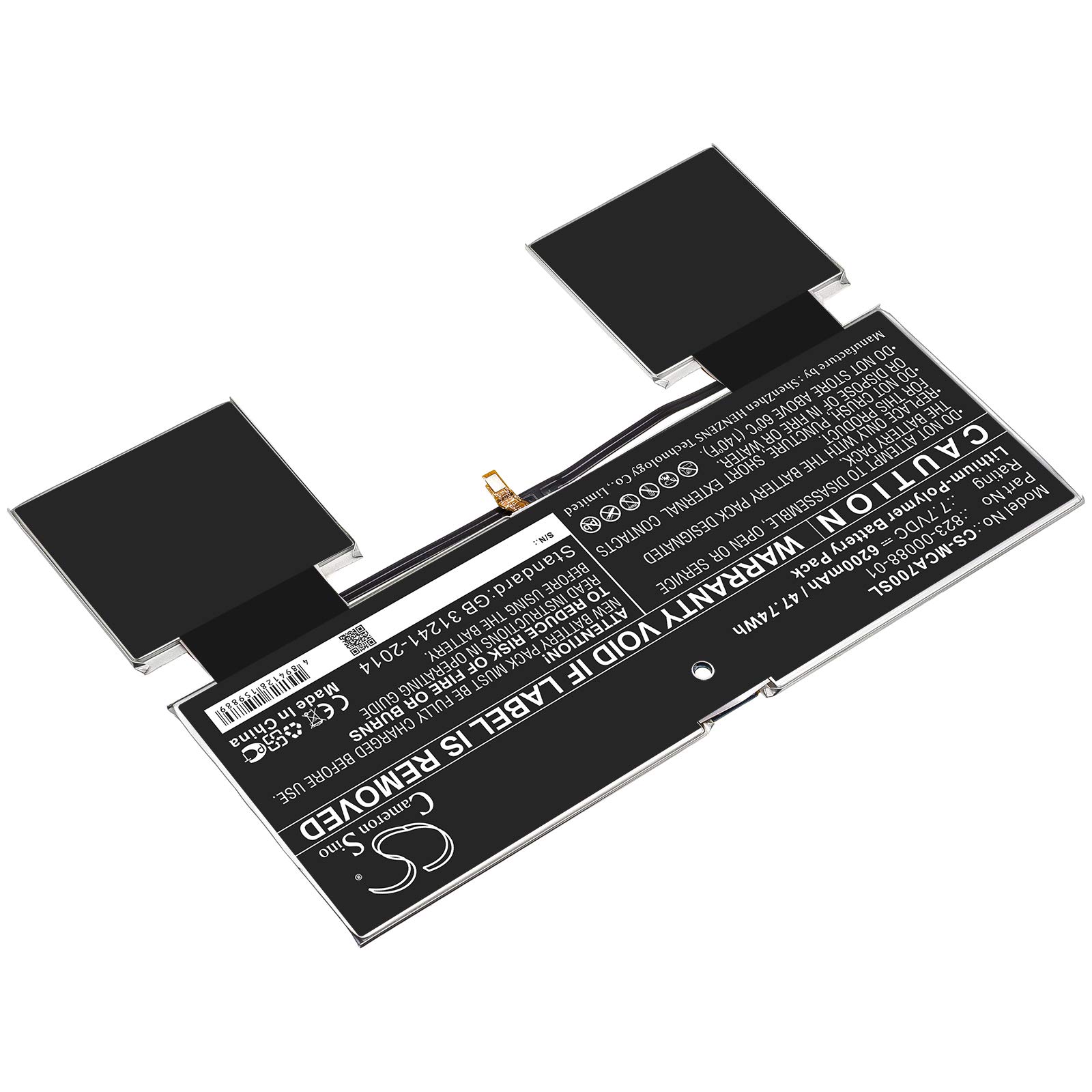 Cameron Sino New Replacement Battery Fit for Google(6200mAh / 47.74Wh)