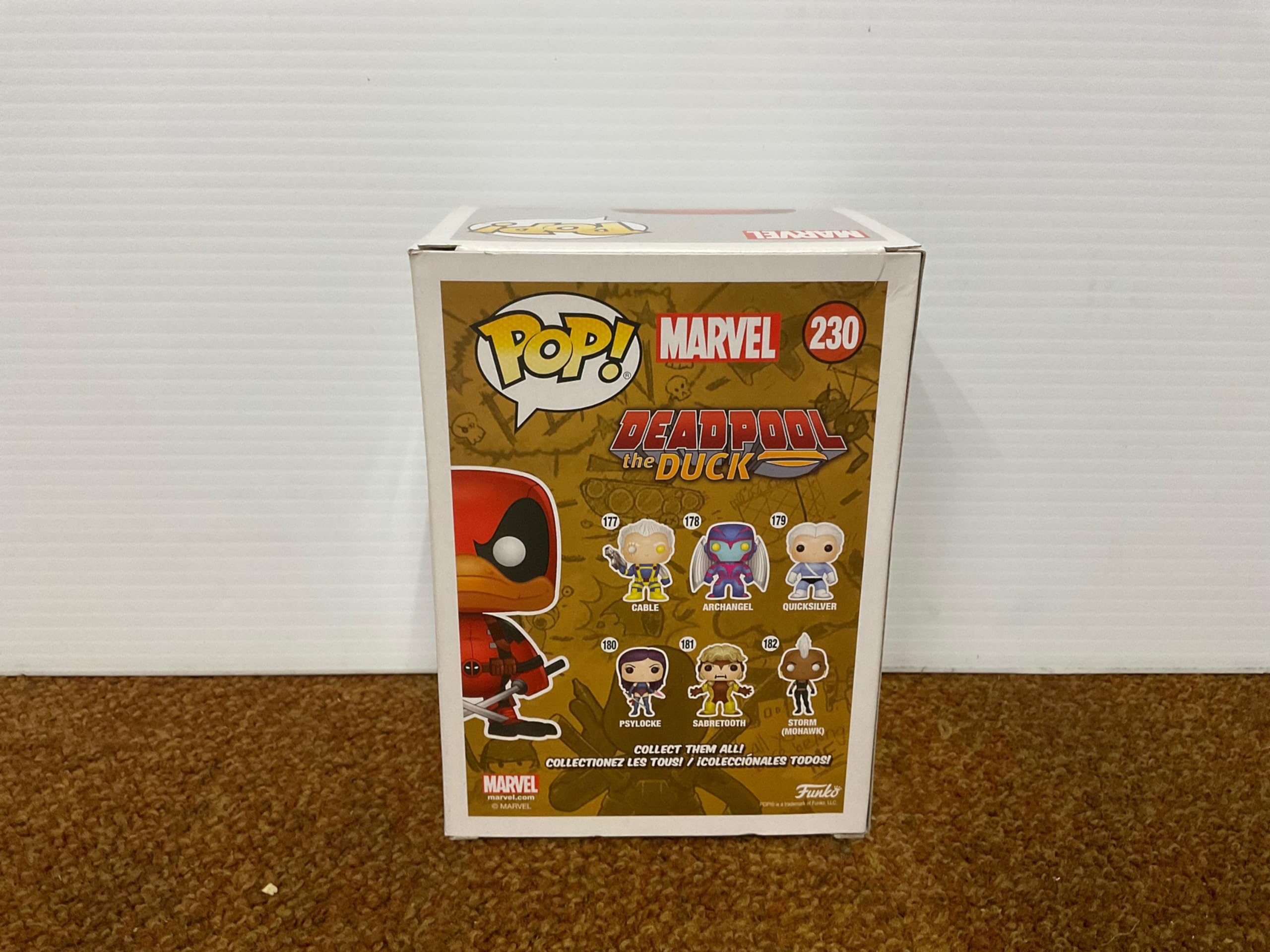 Deadpool Funko Pop Duck The Duck Exclusive Vinyl Figure