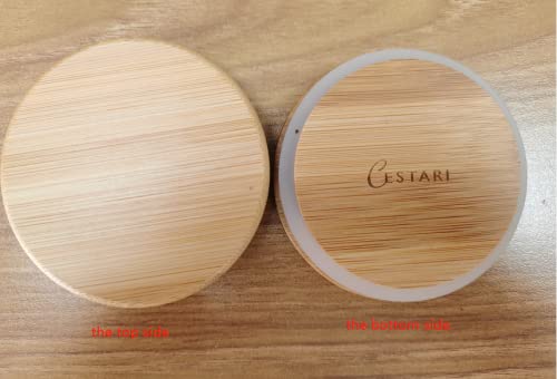 Cestari Pasta Storage Jars: Spaghetti Container Glass Pasta Jar with Bamboo Lid, Airtight Dry Food Storage Kitchen Canister for Pasta, Spaghetti, Macaroni, Rotini, Noodles, Candy, and More