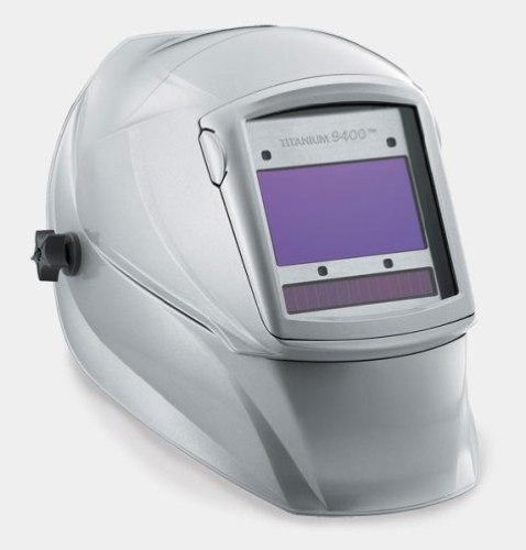 Auto Darkening Welding Helmet, Silver, Titanium 9400i, 3, 5 to 8/8 to 13 Lens Shade
