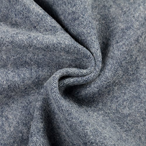 spencer & whitney Blanket Throws Wool Blanket Denim Blue Wool Throw Blanket Australian Cashmere Wool Throws Lightweight Blanket Throws for Couch