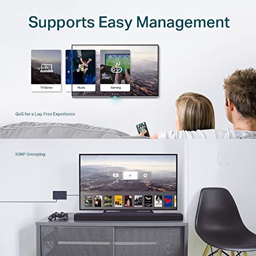 TP-LINK TL-SG108E 8-Port Gigabit Easy Smart Switch (TL-SG108E)
