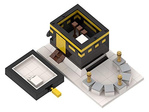 Kaaba Bricks Islamic Toy Building Blocks Set Included Guide of 64 Steps Durable Quality Brain Booster Maze Puzzle Islamic Educational DIY Building Kit Ideal for Boys Girls Preschool (325 Pieces)