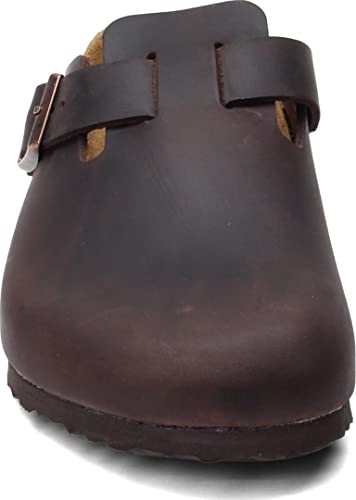 Birkenstock Unisex Boston Clog,Habana Oiled Leather,40 M EU