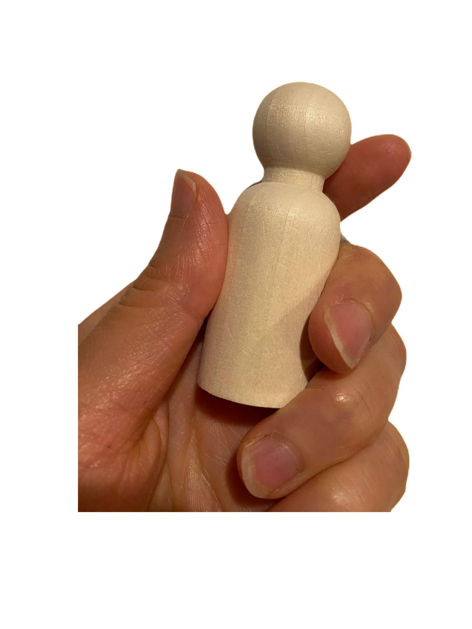 Ellipticus Valley Giant 4-1116 Wood peg Doll, 6 peg People Family, Perfect Size for Artist, Kids, Students Crafting, Gift