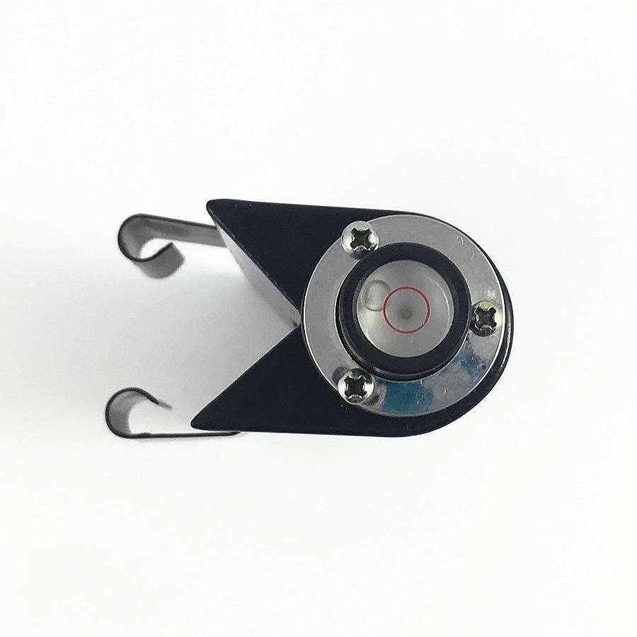 Bubble Level for Pole or Tripod,Rod level Adjustable bubble Black