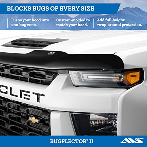 Auto Ventshade [AVS] Bugflector II Hood Shield | 2015 - 2020 Ford F - 150 (Excludes Raptor), High Profile, Smoke, 1 pc. | 25941 , 73.75 x 10.75 x 5.88 inches