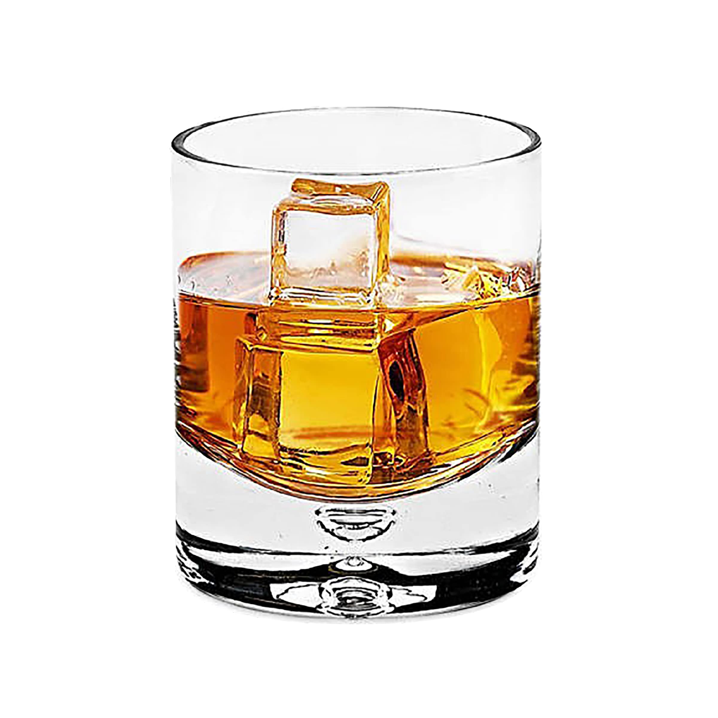 Badash Galaxy Crystal Old Fashioned Glasses - Set of 4 Mouth-Blown Lead-Free Crystal 8 oz. Rocks Glasses for Whiskey, Bourbon & Scotch
