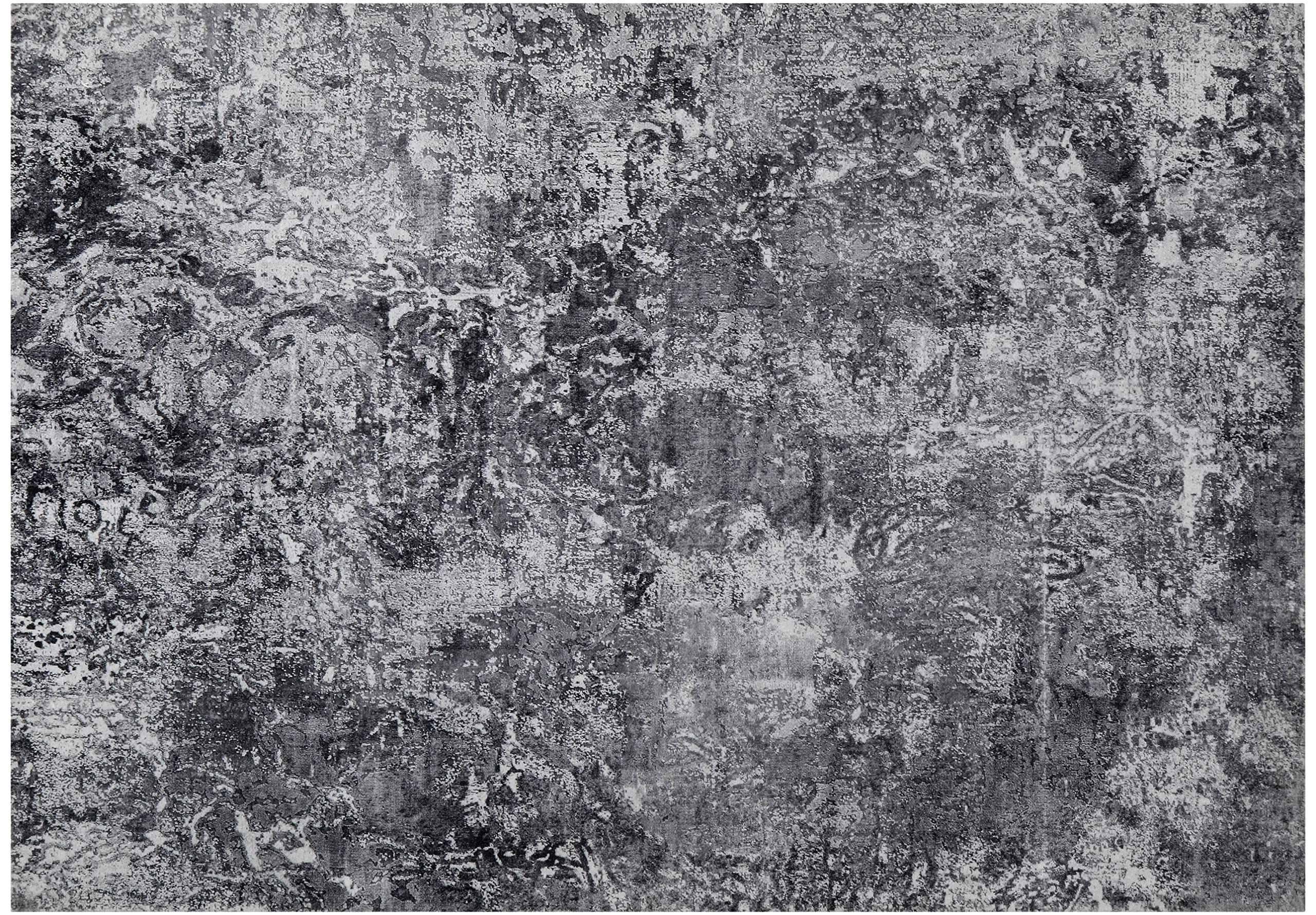 Area Rug Living Room Rugs: 5x7 Indoor Abstract Soft Fluffy Pile Large Carpet with Low Shaggy for Bedroom Dining Room Home Office Decor Under Kitchen Table Washable - Retro Gray