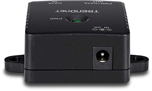 TRENDnet Gigabit Power Over Ethernet Injector, TPE-113GI (Version 3.0R), Full Duplex Gigabit Speeds, Connect Devices Up to 100m (328 ft), Wall Mount, Connect Network Devices Up to 100M (328 ft.)