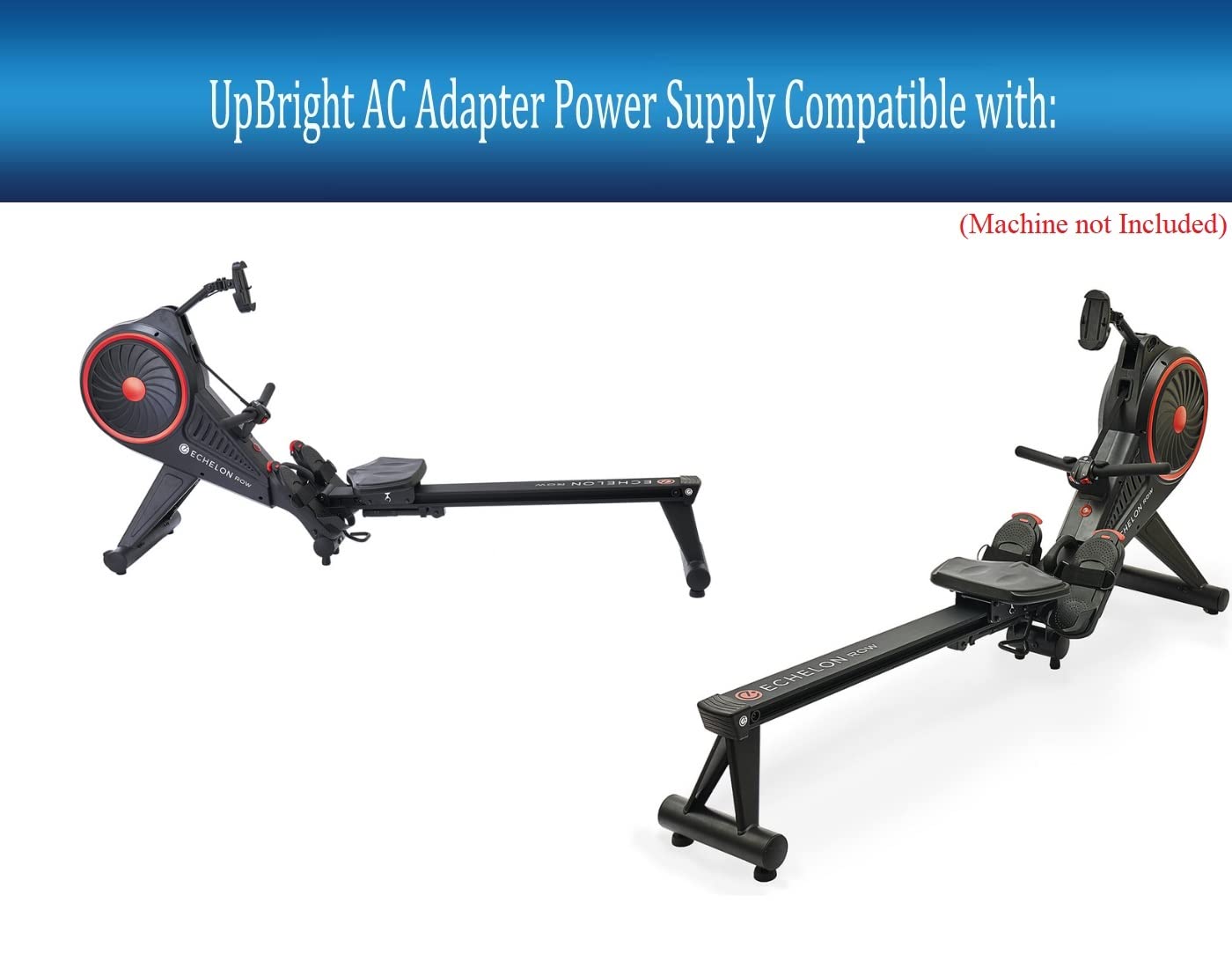 UpBright 9V AC/DC Adapter Compatible with Echelon Row Model ECH-Row ECHROW Connected Smart Magnetic Home Rowing Machine Folding Rower 9VDC 3A Switching Power Supply Cord Cable PS Battery Charger PSU