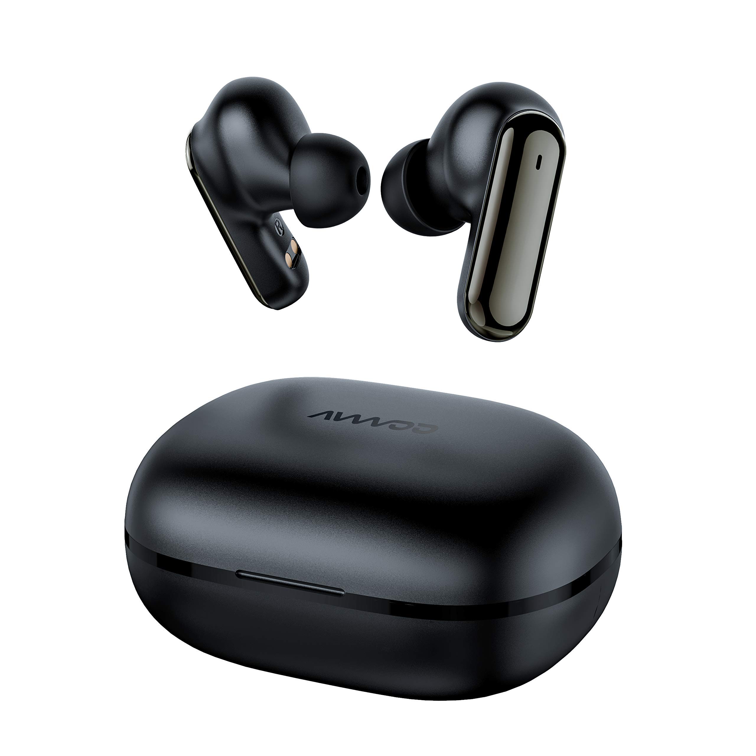 AVWOO Wireless Earbuds, Bluetooth 5.0 Earbuds with Charging Case, Touch Control/HiFi Sound/Sweatproof/Noise Cancelling/Type-C Quick Charge, True Wireless Earphones for Sports/Travel/Work