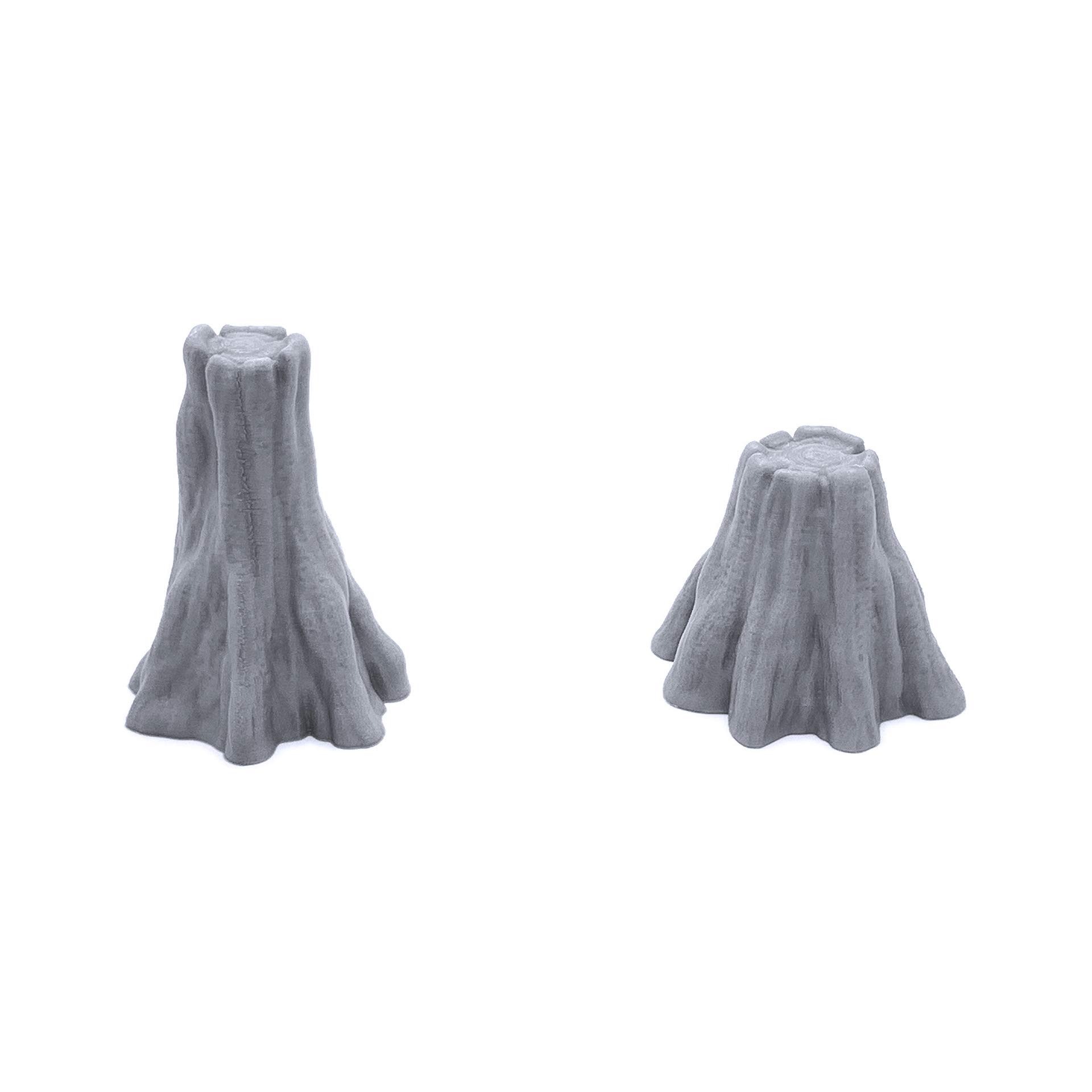 EnderToys Swamp Tree Trunks & Logs, 3D Printed Tabletop RPG Scenery and Wargame Terrain for 28mm Miniatures