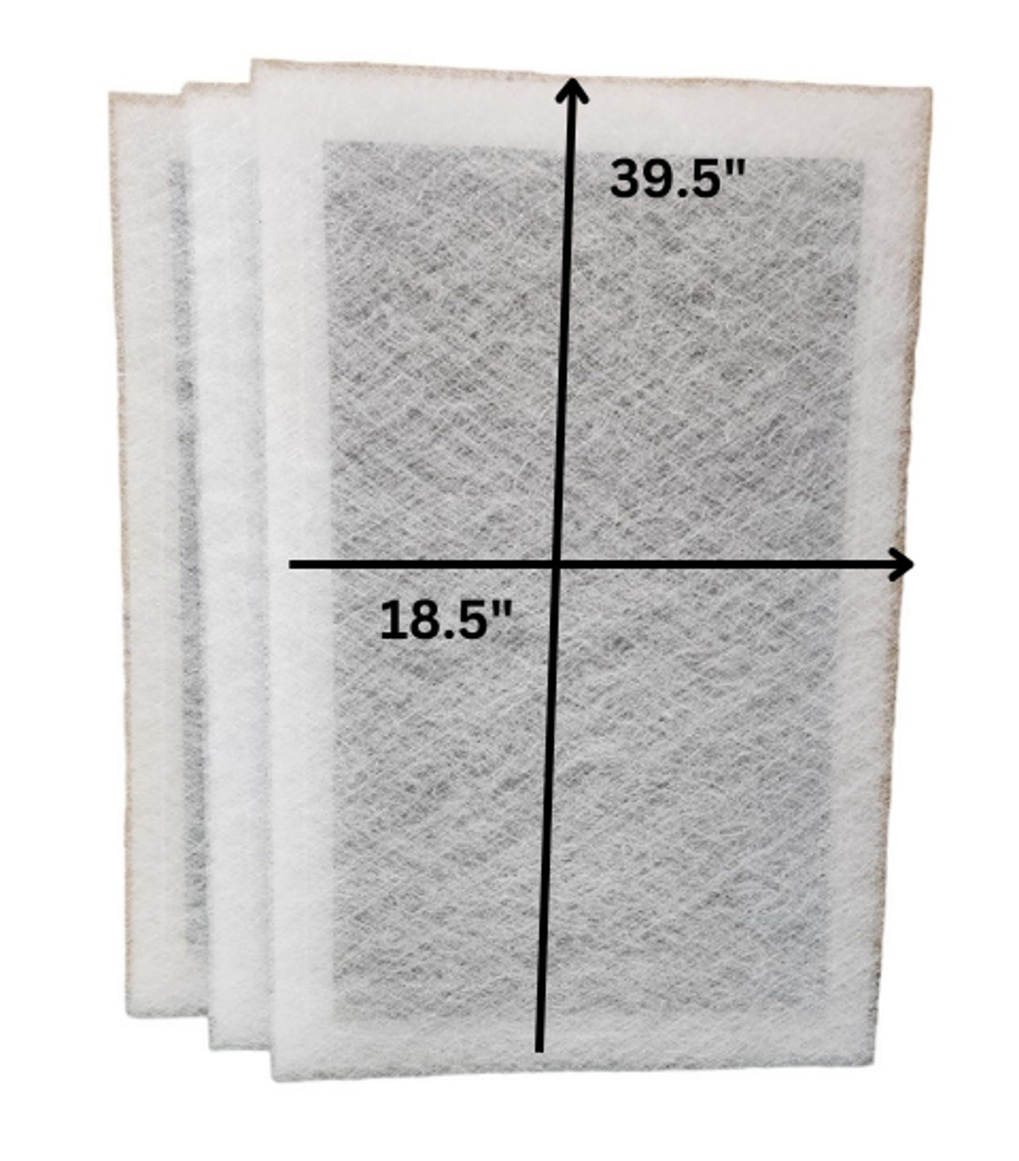 Fast-Shipped-Filters 3 Pack compatible with 20x21.5 StratosAire Air Cleaner Replacement Filter Pads Actaul Filter Size 18.5x19