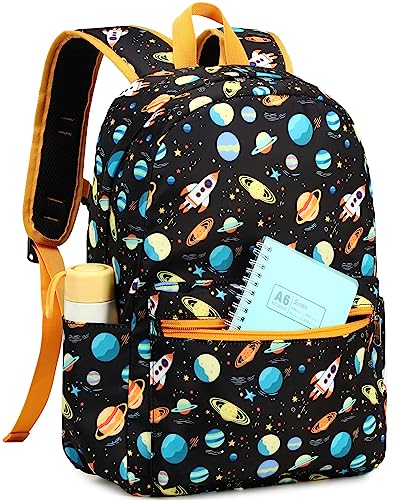 CAMTOP Kids Backpack Preschool Kindergarten Bookbag Toddler School Bag for Age 3-8 Boys and Girls(Rocket Planet)