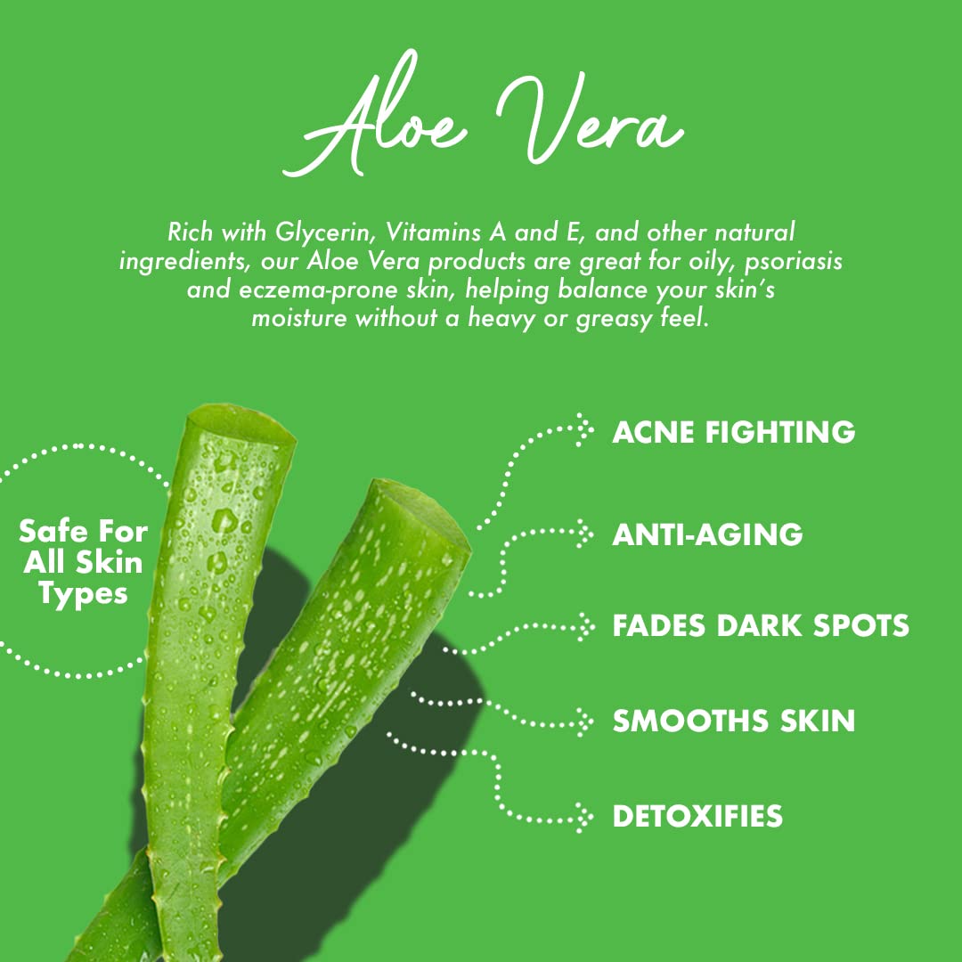 Urban Hydration Bright & Balanced Aloe Vera Leaf Face Wash | Gentle, Hydrates, Detoxes, Fights Acne, Anti-Aging Benefits For All Skin Types, Leaves Skin Moisturized and Smooth | 6 Fl Ounce