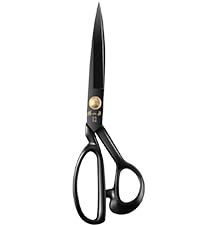 ZHANG XIAO QUAN SINCE 1628 Fabric Scissors 12 Inch Black Office Scissors, Professional Ergonomic Comfort Grip Scissors, Leather Sewing Shears for Fabric Sewing DIY Cutting Home School Craft