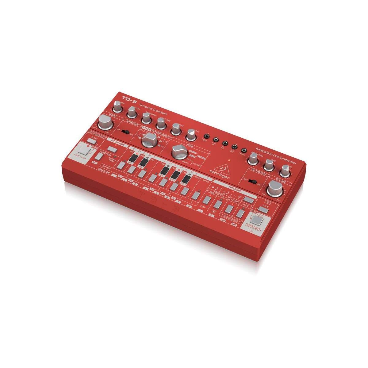 Behringer TD-3-RD Analog Bass Line Synthesizer - Red