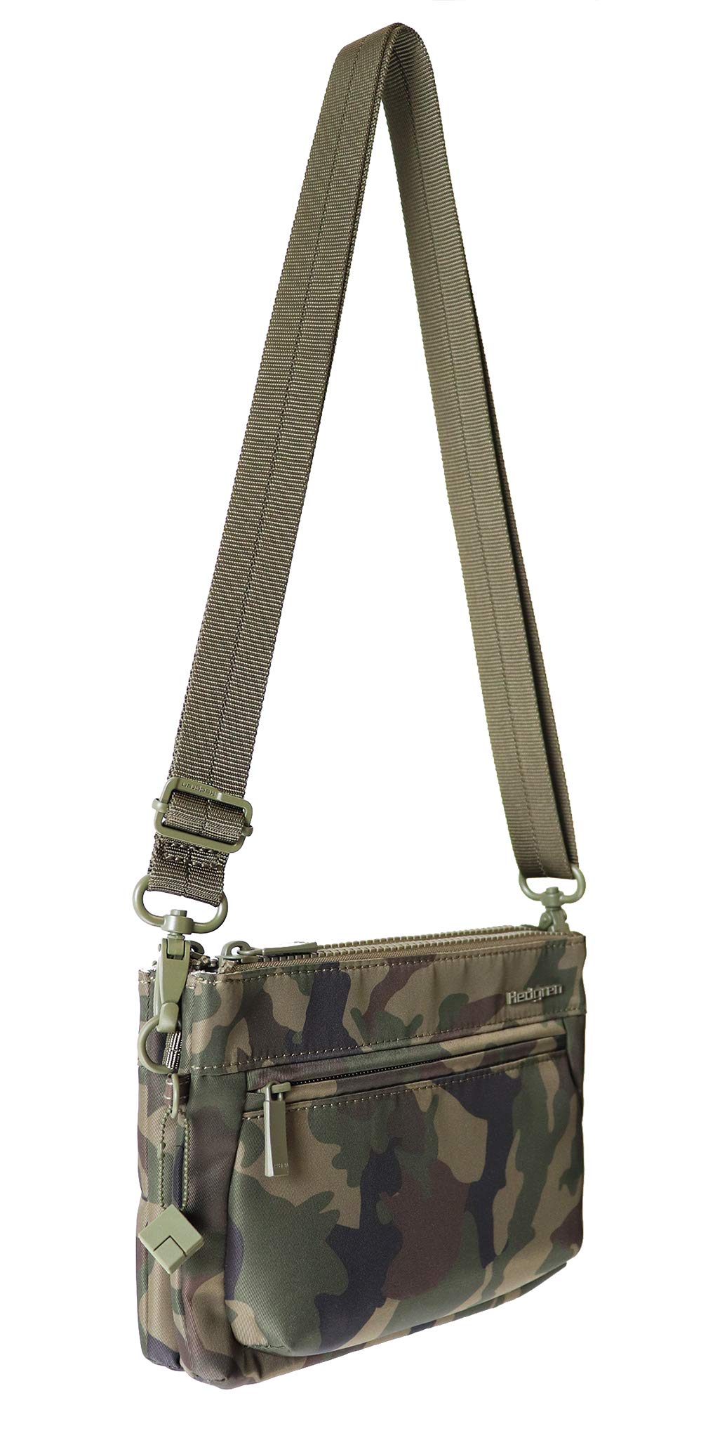 Hedgren Rain Sustainably Made Crossbody Olive Camo