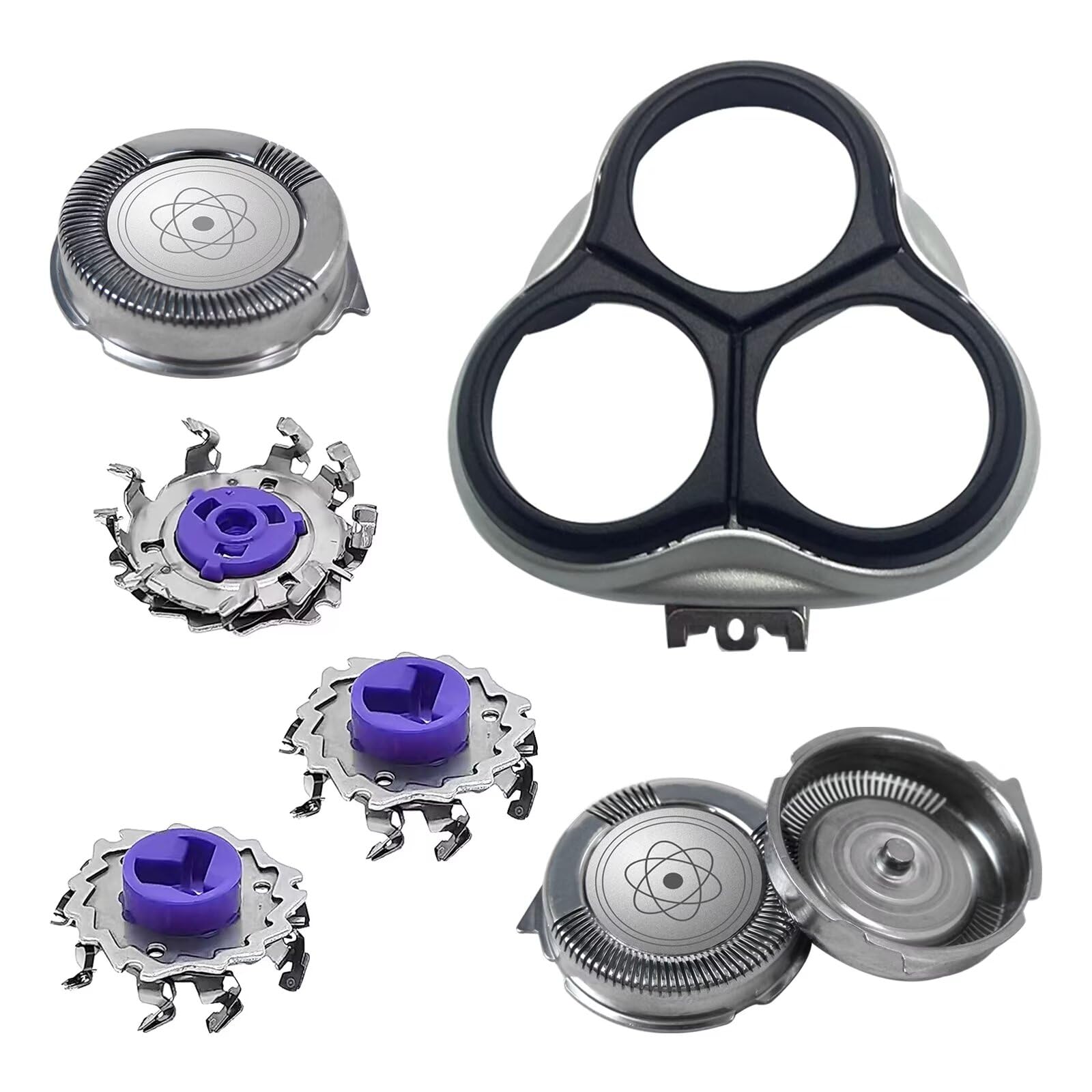 Set of 3 Replacement Shaver Head Blades for Norelco Philips AT814 7810XL 7812XL 7380XL 7350XL