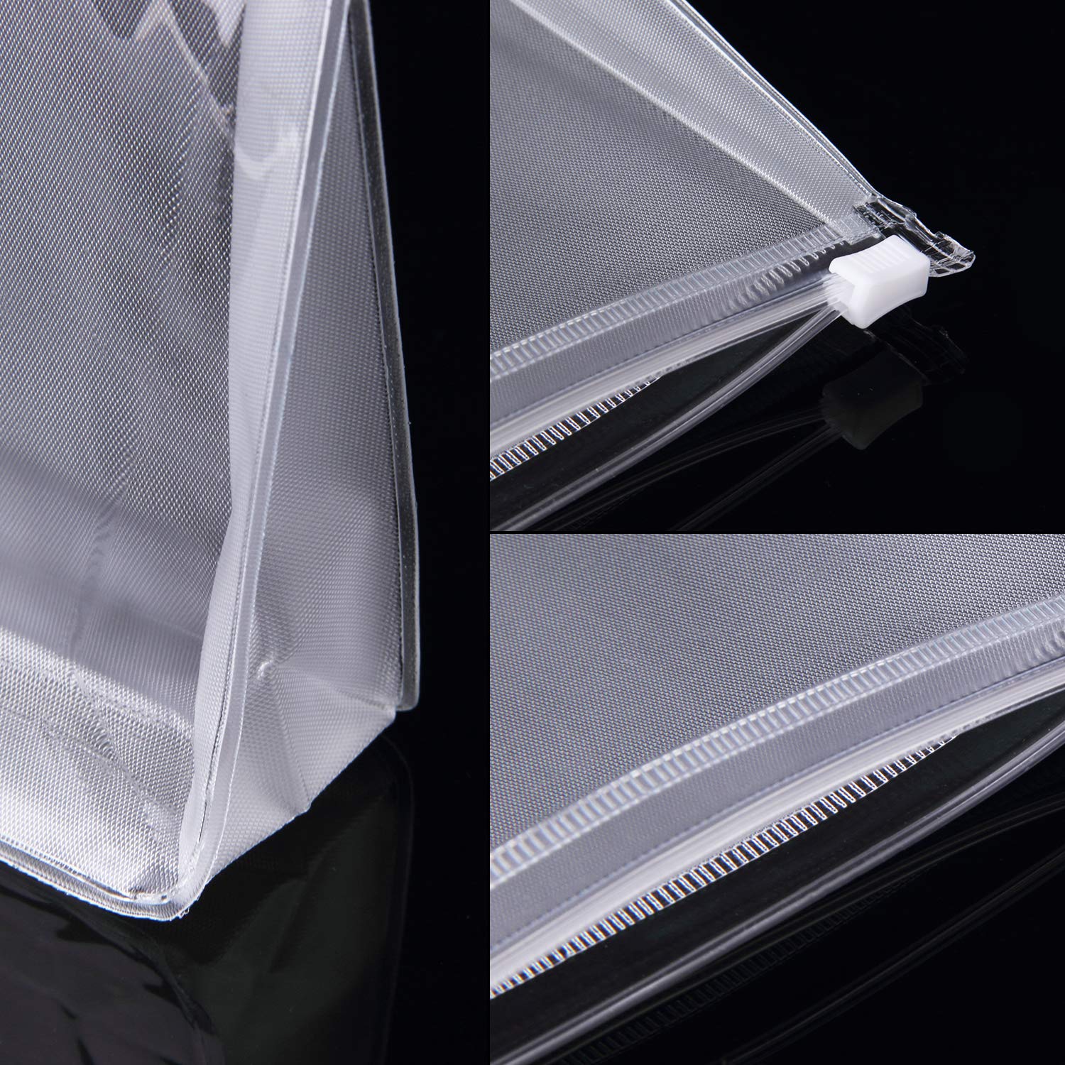Arroyner 20 PCS Mini Clear Makeup Bag Small Clear Plastic Cosmetic Bags with Zipper Travel Toiletry Makeup Bag