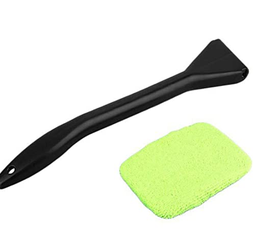 Car Windshield Brush Wipe Fog Cleaning Brush Front Window Wiper Tool Glass Window Brush-Green