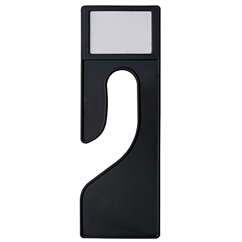 NAHANCO 275E Deluxe Black Clothing Size Divider, Large, King Size (Bulk Pack of 200)