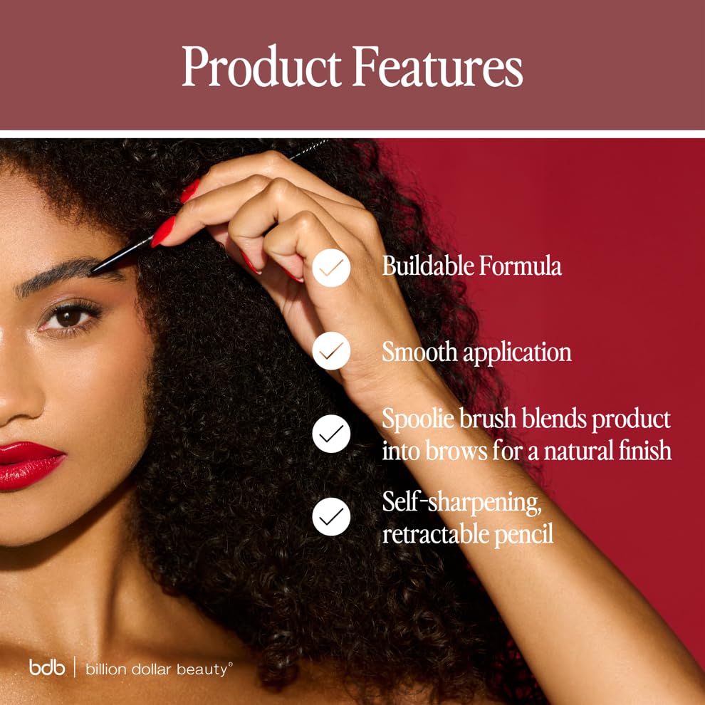 Billion Dollar Brows Brows On Point Micro Brow Pencil - Taupe