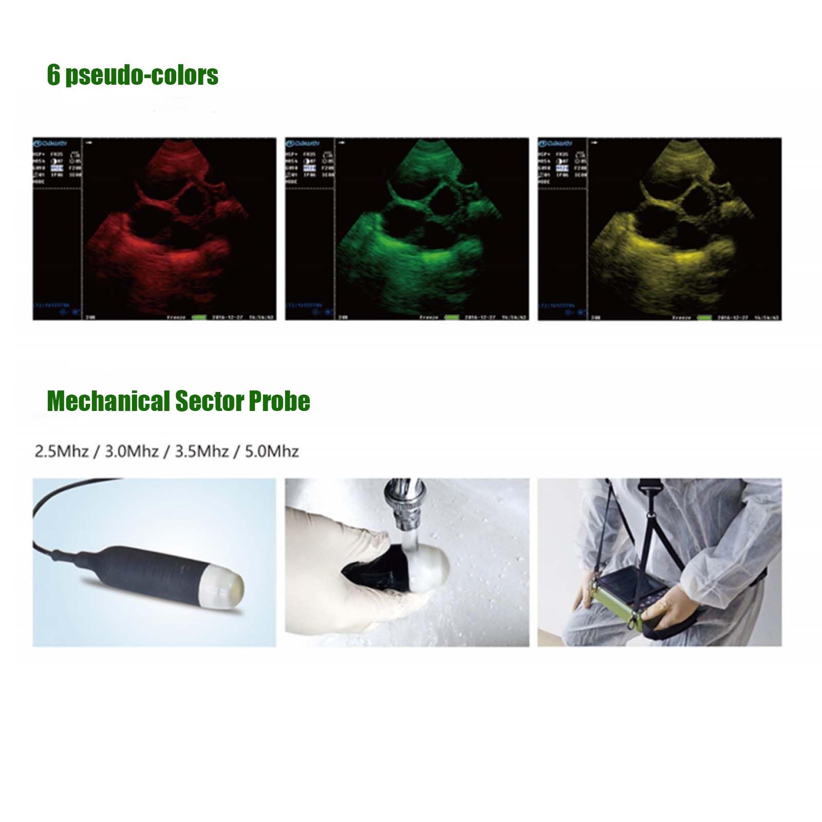 Dawei Vet Ultrasound Machine Portable Veterinary Handheld Scanner B-Ultra Sound with 3.5MHz Probe for pregnancy Pig,Sheep,dog,cat use