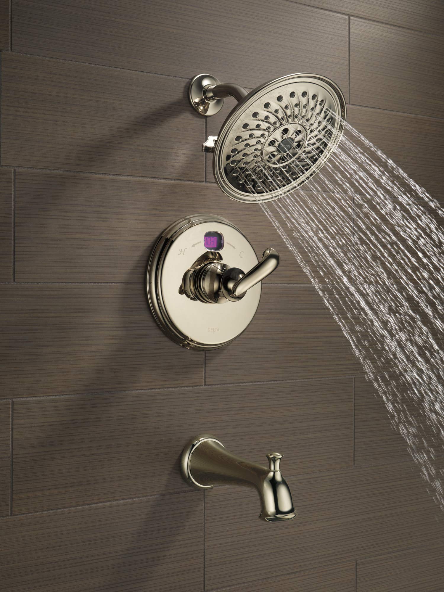 DELTA FAUCET RP6025PN Shower Flange Trim, Polished Nickel