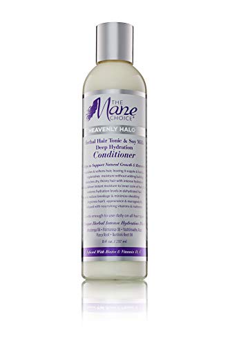 The Mane Choice Heavenly Halo Herbal Hair Tonic & Soy Milk Deep Hydration Conditioner, 8 Ounce