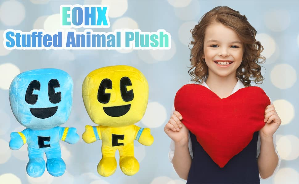 CITFIT (2023 New Plush Toys, Plush Filler, Plush Doll Soft Plush Toy Cute Pillow, Best Gift for Children (Blue+Yellow)