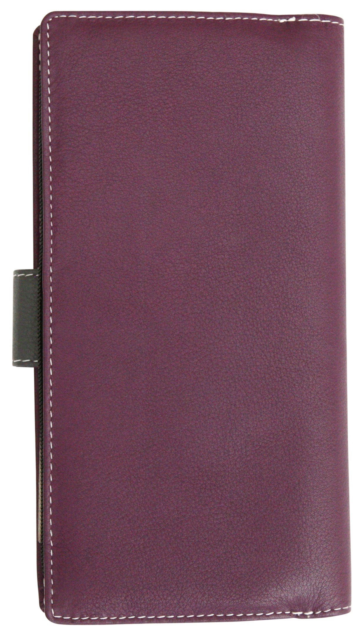 Felda RFID Genuine Leather Phone Purse Ladies Wallet - Holds Mobile Phone, Credit Cards, Banknotes, Coins