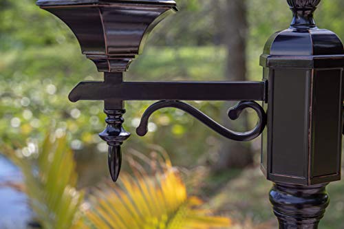 Kenroy Home 93434ORB Villa Lanterns, 2 Light Portable Post, Oil Rubbed Bronze
