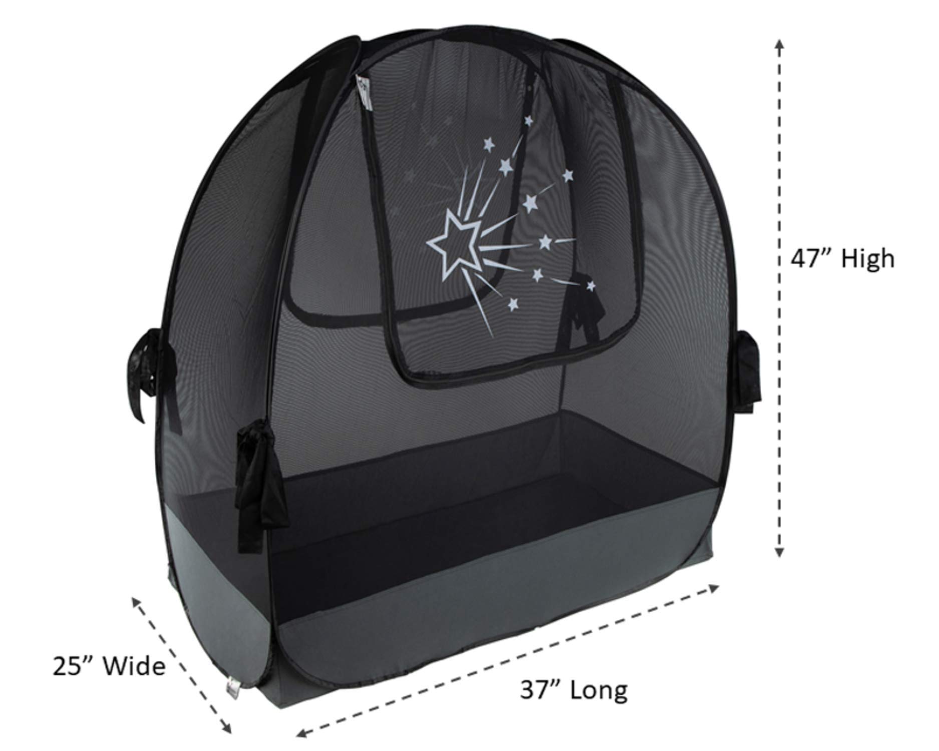 Aussie Cot Net Twin Pack - Pack n Play Travel Tent to Keep Baby from Climbing Out - Portable Ready to use on Vacation - Nursery Mini Crib Tent Canopy Netting Cover