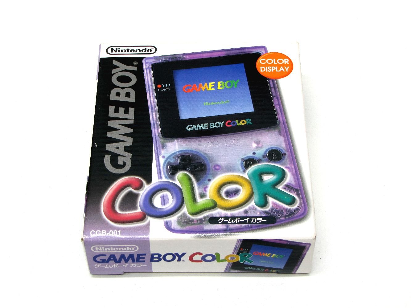 Game Boy Color Console in Clear Purple - JAPANESE IMPORT