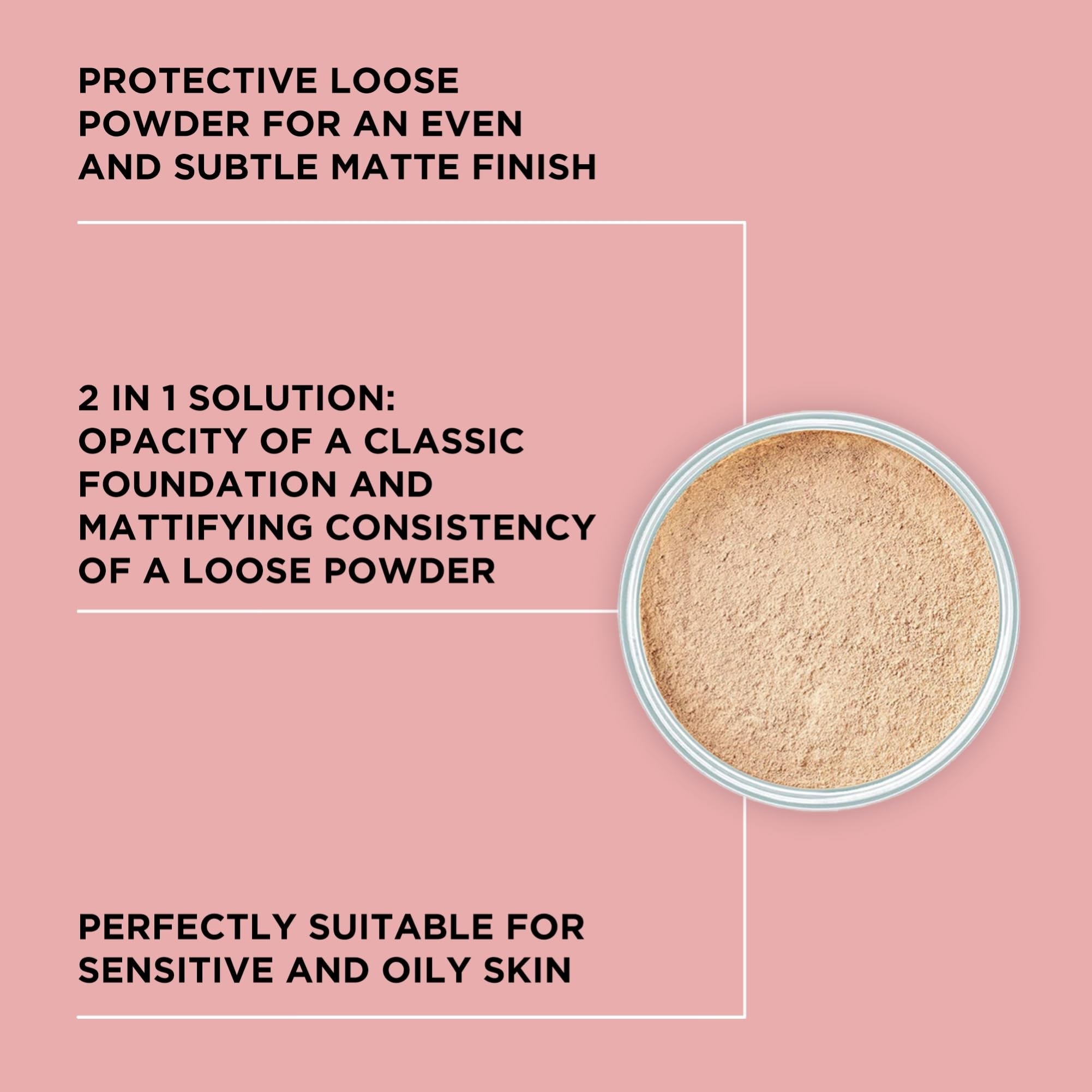 ARTDECO Mineral Powder Foundation - light beige β loose setting powder for a smooth & matte finish - medium coverage - perfect for sensitive & oily skin - makeup with zinc & magnesium - vegan-0.53 Oz