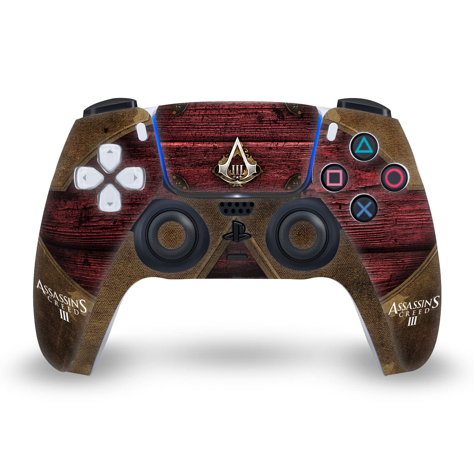 Head Case Designs Officially Licensed Assassin's Creed Freedom Edition III Graphics Matte Vinyl Faceplate Sticker Gaming Skin Decal Cover Compatible With Sony PlayStation 5 PS5 DualSense Controller