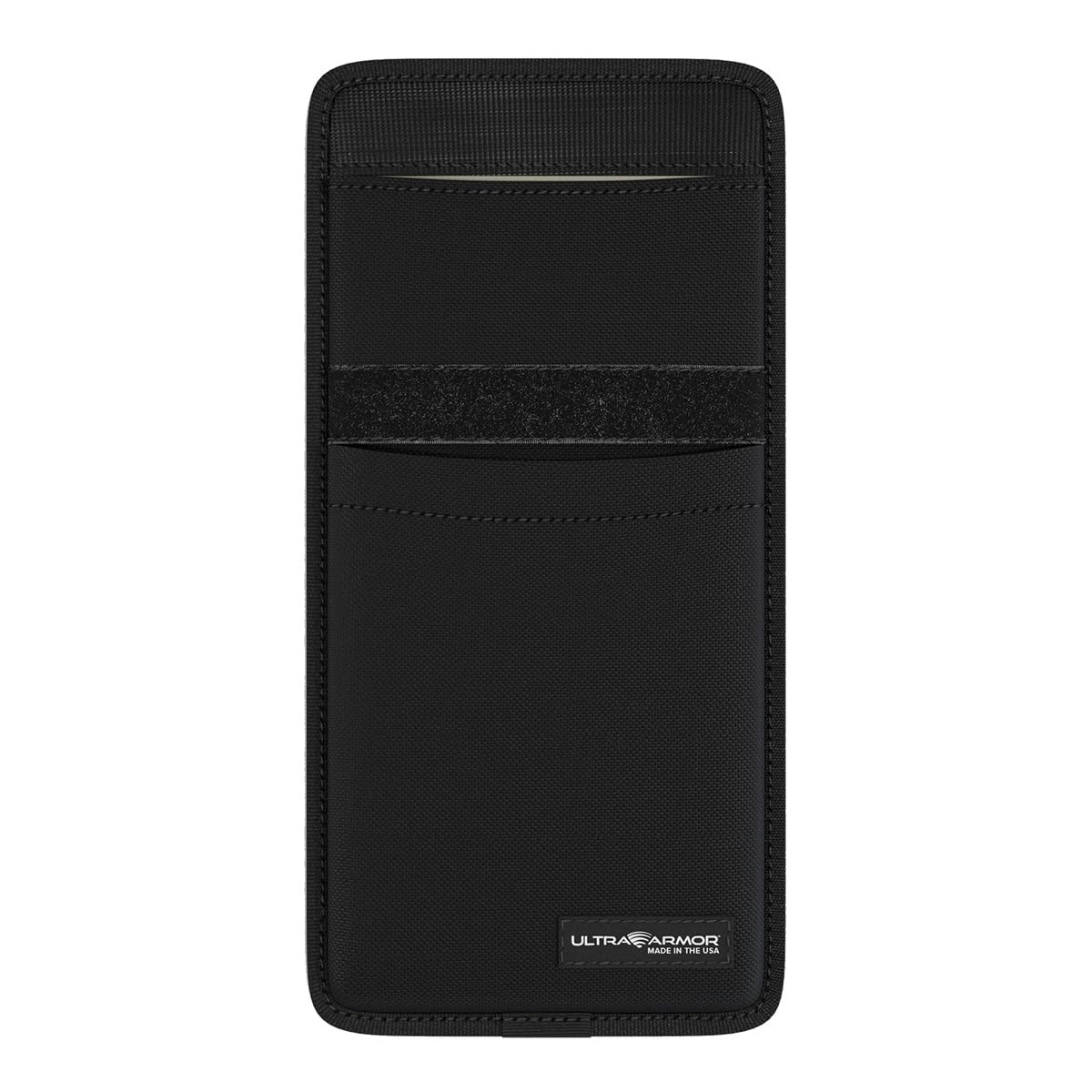 DefenderShield Cell Phone Faraday Bag & EMP Attack Shield - Complete Wireless Signal Blocking Data Security and Privacy Protection Pouch - Military-Grade Anti-Hacking from 0-90 GHz Black