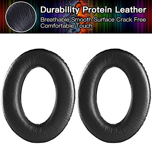 QC35 Replacement Pads Parts QC35 ii Earpads Ear Cushion Accessories Compatible with QuietComfort 35 II QuietComfort 35 (Series I) Wireless Gaming Headset.(Black)