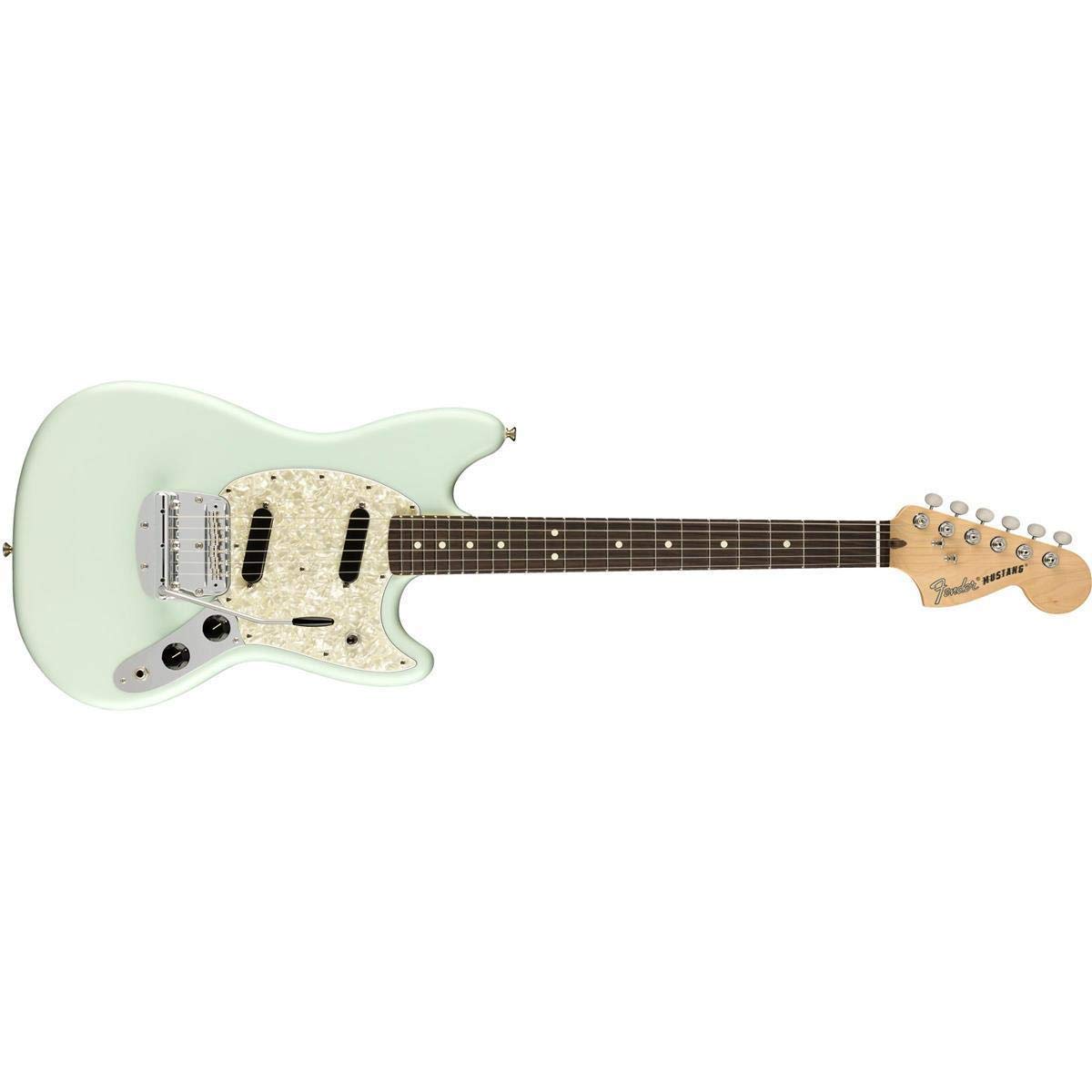 Fender American Performer Mustang - Satin Sonic Blue with Rosewood Fingerboard