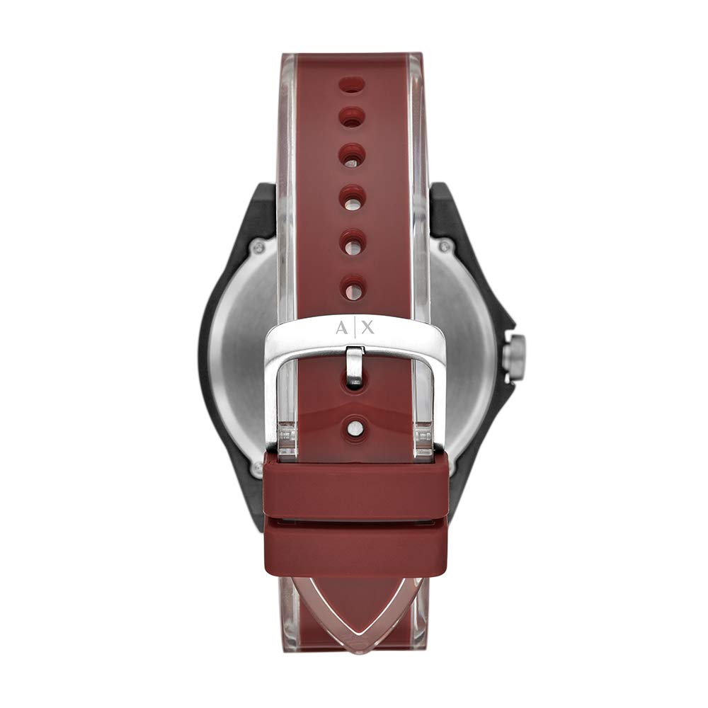 Armani Exchange Men's Drexler AX2641 Grey Polyurethane Japanese Quartz Dress Watch