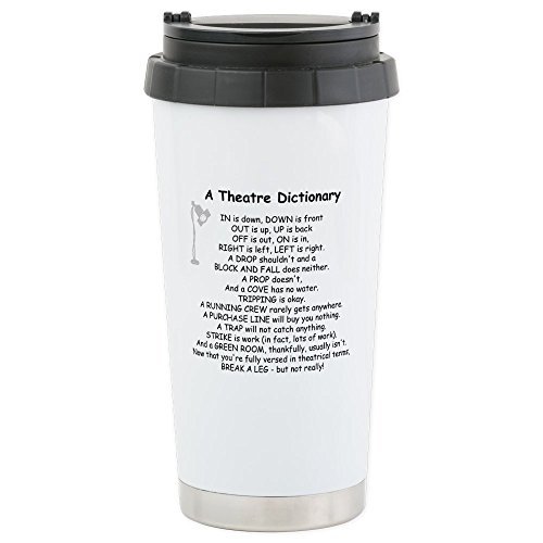 CafePress A Theatre Dictionary Stainless Steel Travel Mug Stainless Steel Travel Mug, Insulated 20 oz. Coffee Tumbler