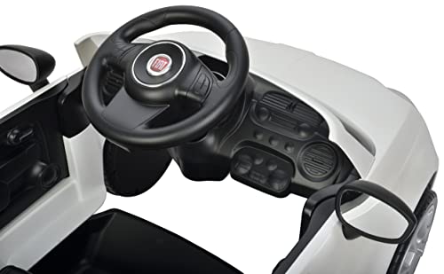 Best Ride On Cars Fiat 500 Push Car, White 37 x 19 x 12 inches, Large, White