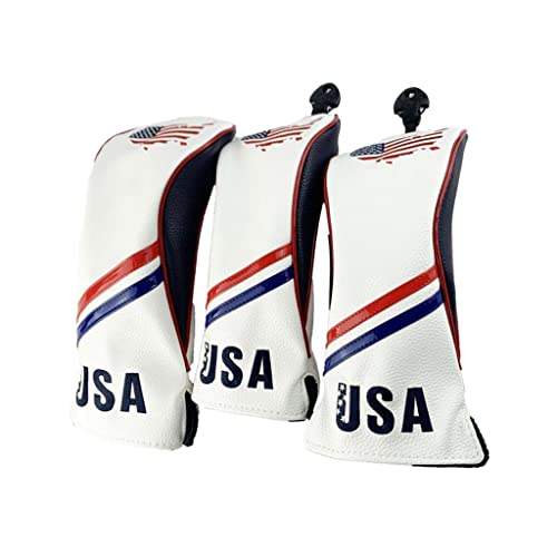 barenx Golf Club Headcovers (3 Count), Golf Head Covers Driver 1 3 5 Woods Club