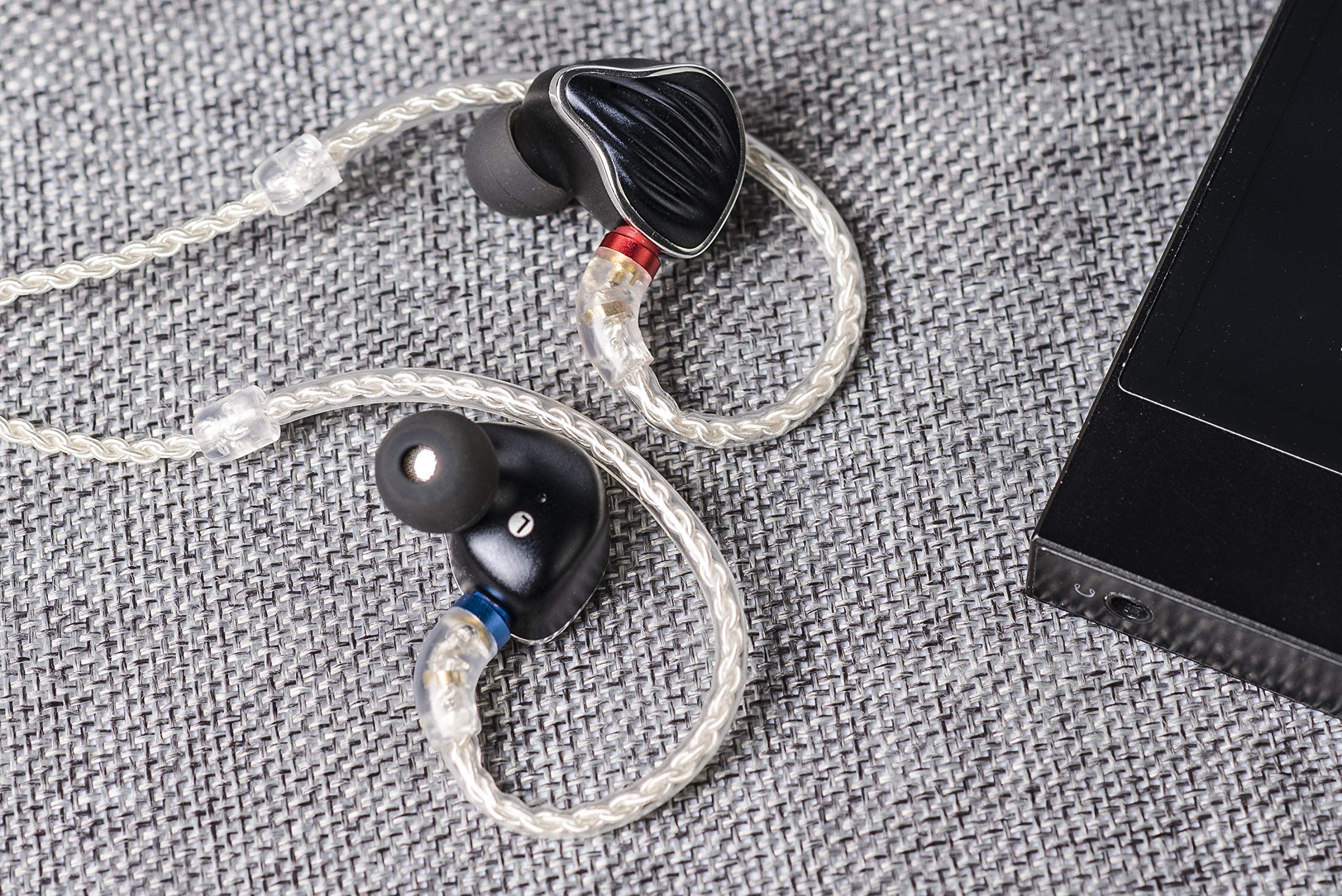 FiiO FH5 Best Over The Ear Headphones/Earphones Detachable Cable Design HiFi Quad Driver Hybrid (1 Dynamic + 3 Knowles BA) in-Ear Monitors for iOS and Android Computer PC Tablet