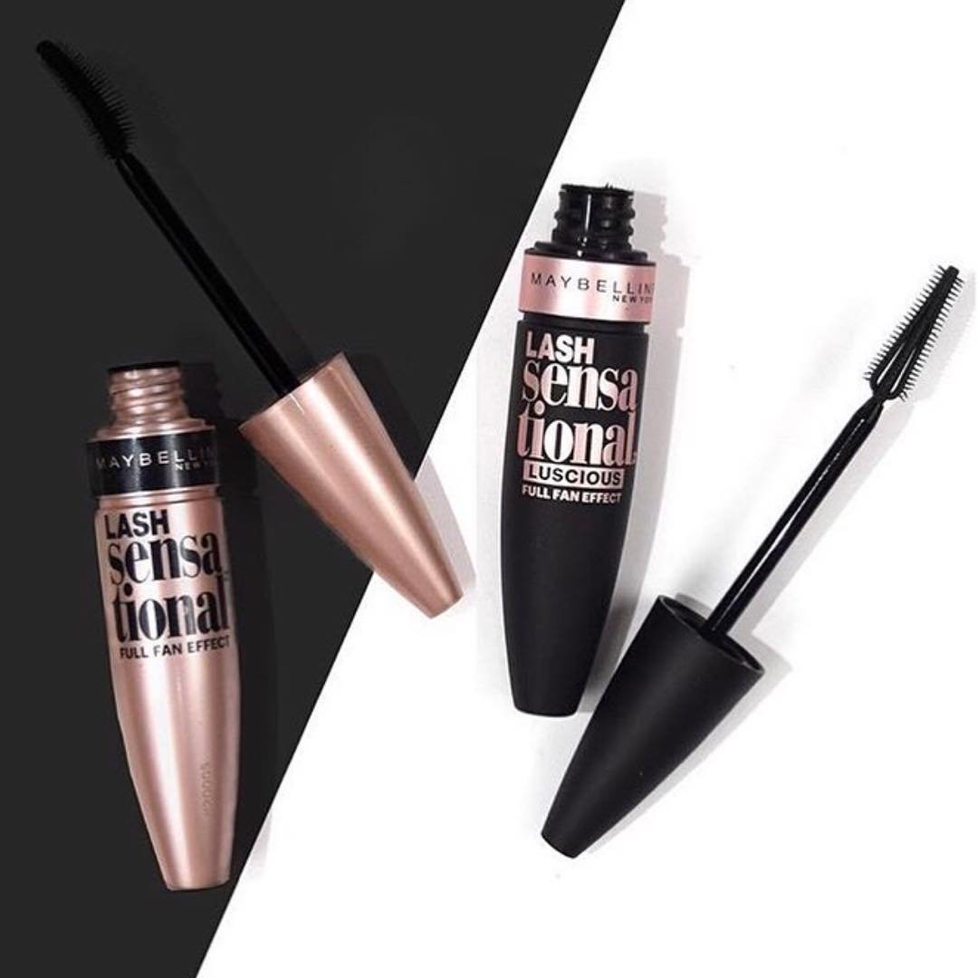 Maybelline Lash Sensational Luscious Washable Mascara, Very Black, 0.32 fl. oz., Washable Very Black, 1 Count